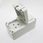 MK 86486 Masterseal Compact 13A IP66 Weatherproof Switch Socket (Grey)